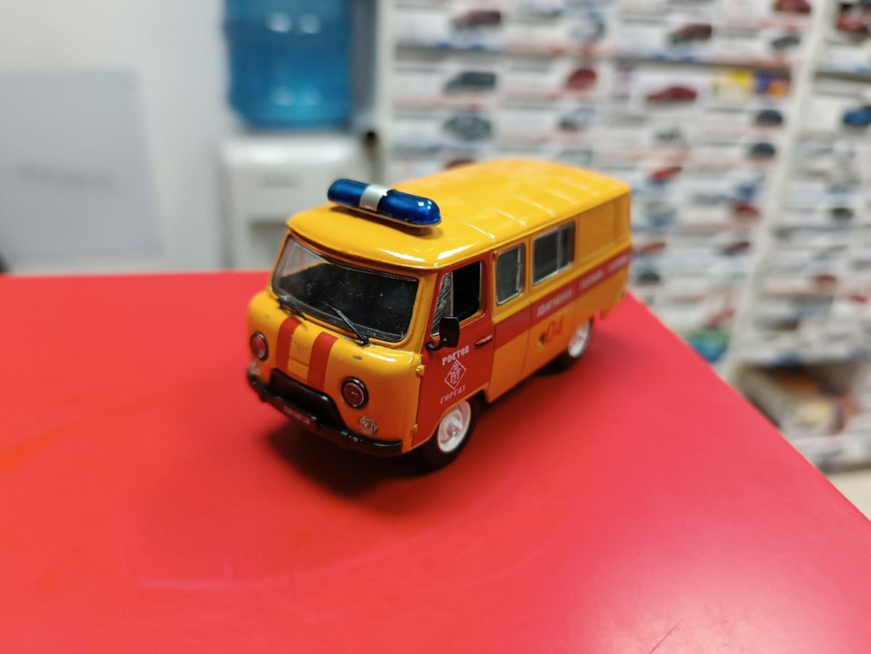 Дефект. АНС. УАЗ-3909 Газовая служба 1:43 Deagostini