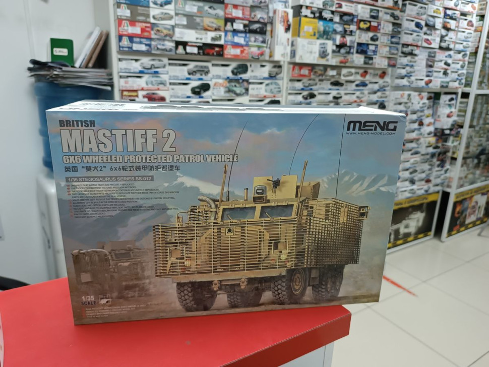 SS-012 British Mastiff 2 6x6 Wheeled Protected Patrol Vehicle 1:35 Meng